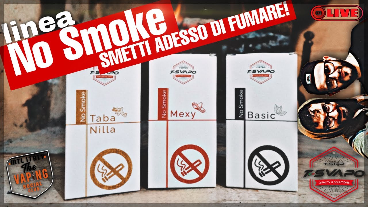 LINEA NO SMOKE by T-SVAPO | LIVE - YouTube