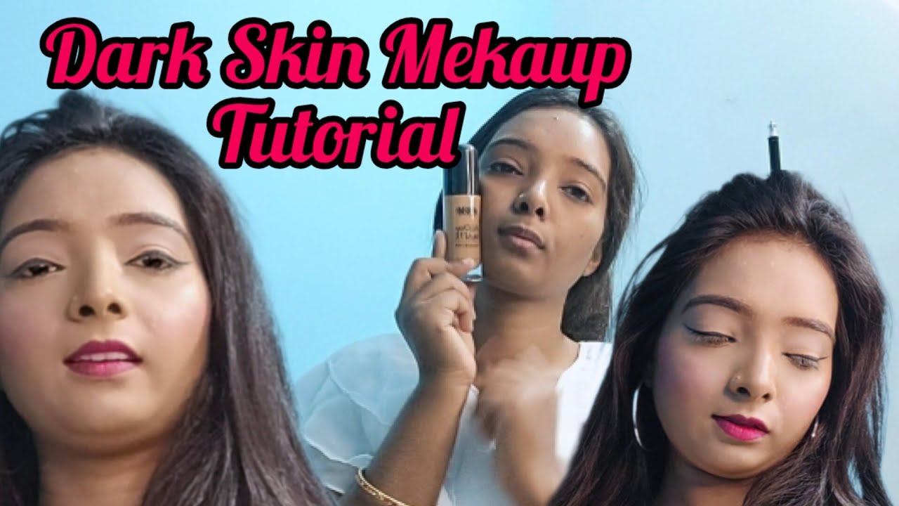 Indian Party Mekaup For Dark Skin // Zinia Opu Vlogs 2023 - YouTube