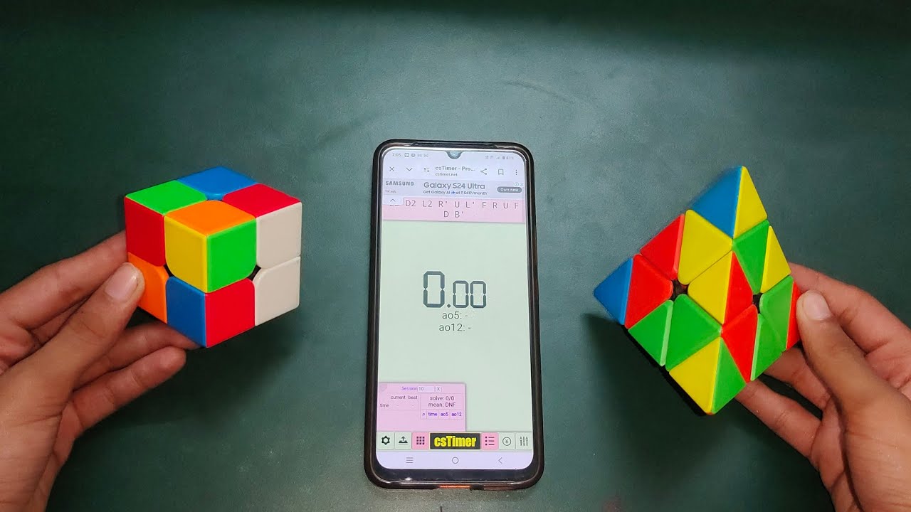 POV - 2x2 Rubik's cube vs Pyramid cube || cube vs cube #viral #trending ...