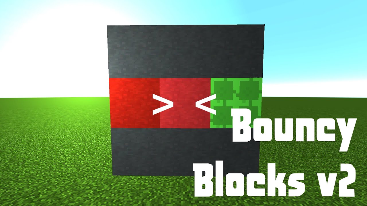 Minecraft | Bouncy Blocks v2! Cause They Broke - YouTube