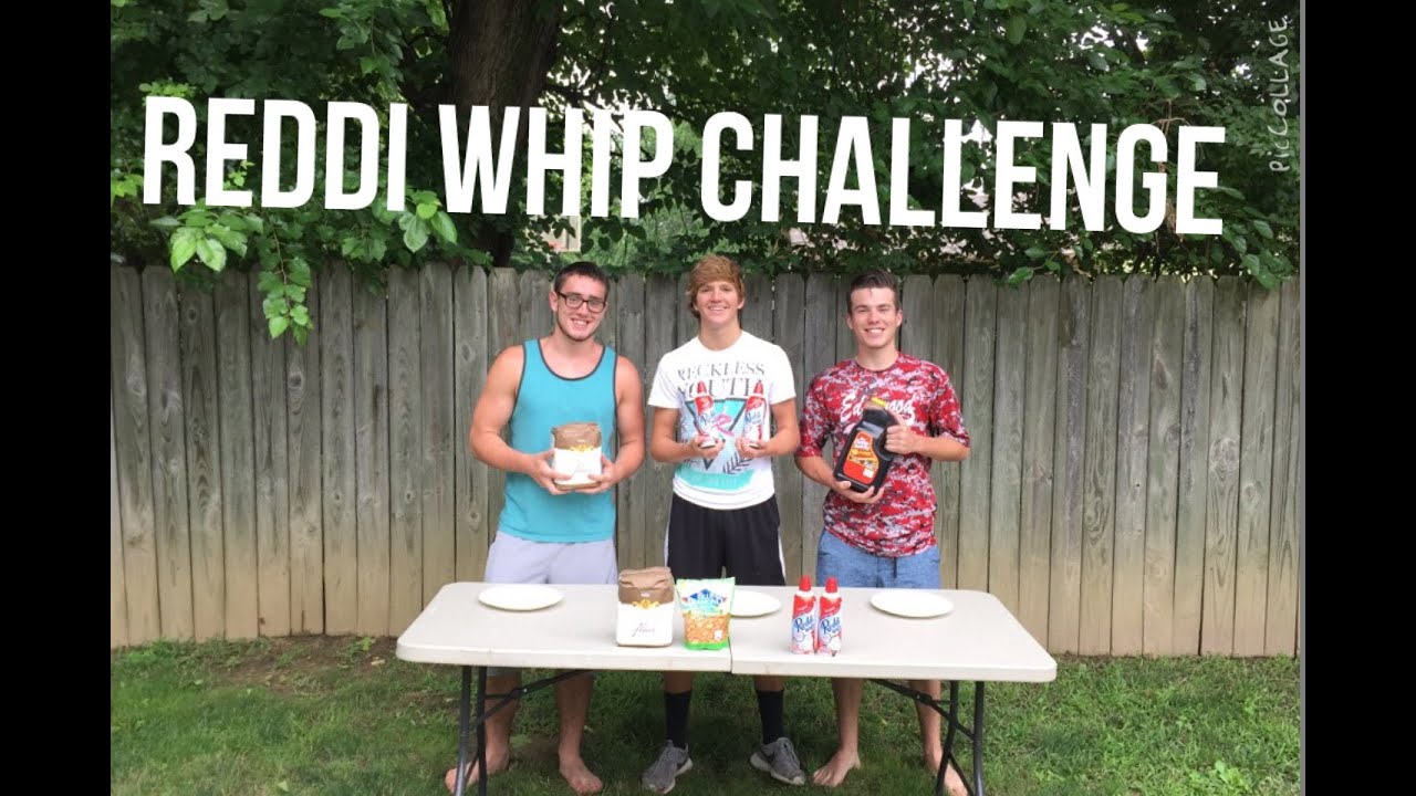 Reddi Whip Challenge - YouTube