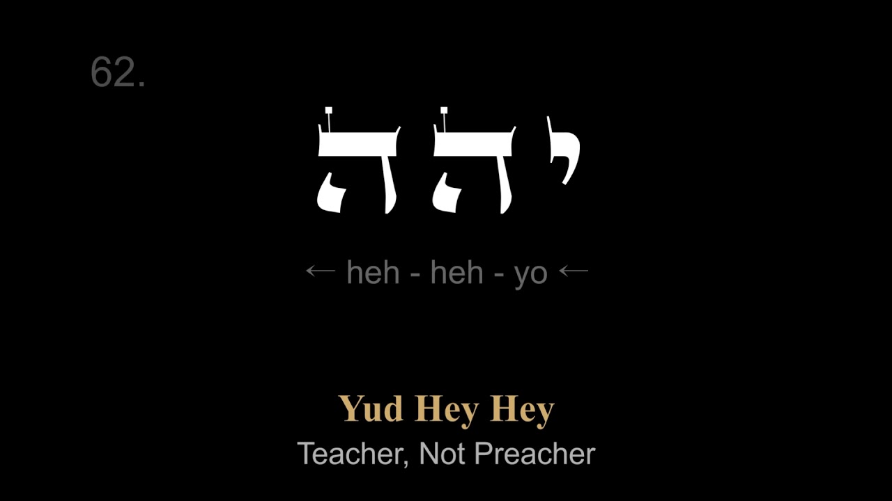 62. Teacher not Preacher - Yud Hey Hey - YouTube