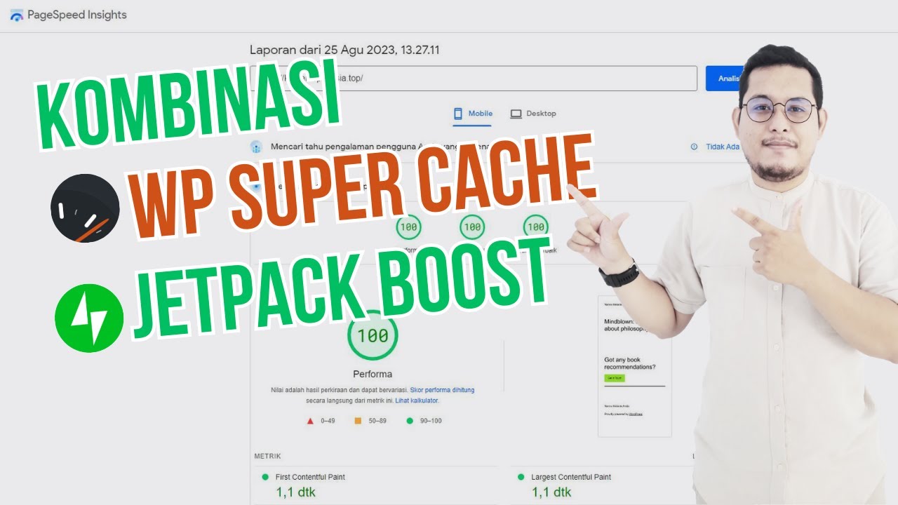 Kombinasi WP Super Cache + Jetpack Boost Untuk Optimasi WordPress 2023 - YouTube