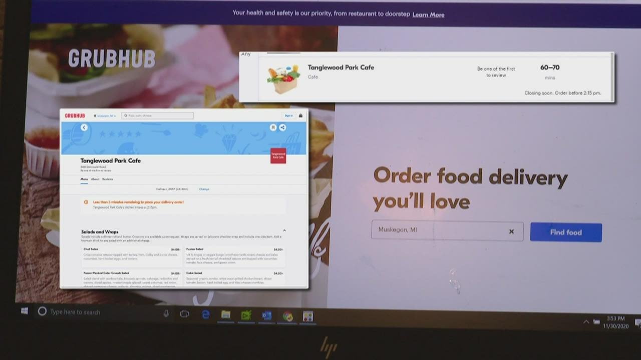Restaurant owner says it took months to get menu off Grubhub site - YouTube
