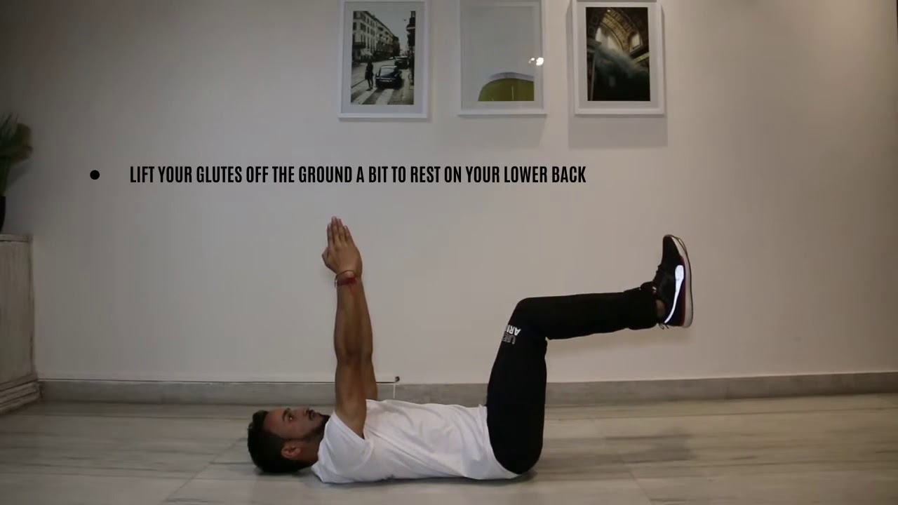 Beginner dead bug-exercise 14 - YouTube