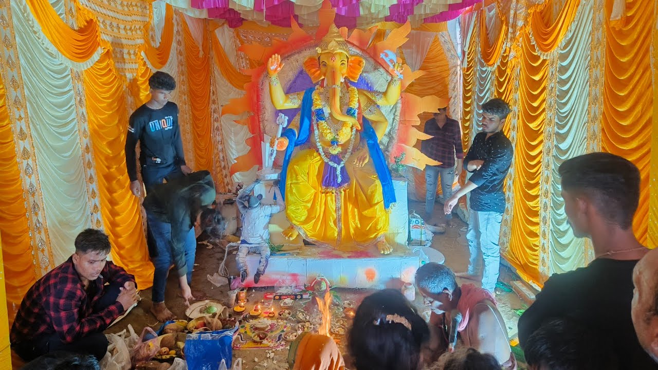 Palakasandha (gm) 2024 // Mali Sahi Aakhada Ghara 🙏 Ganesh puja 🤗 - YouTube
