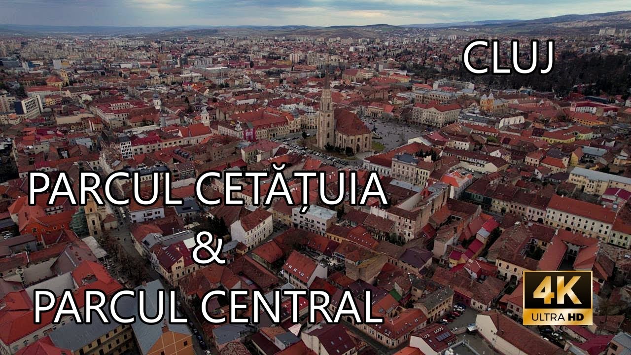 Parcul Cetăţuia and Parcul Central, Cluj, Romania - 4K DJI Air2S Drone ...