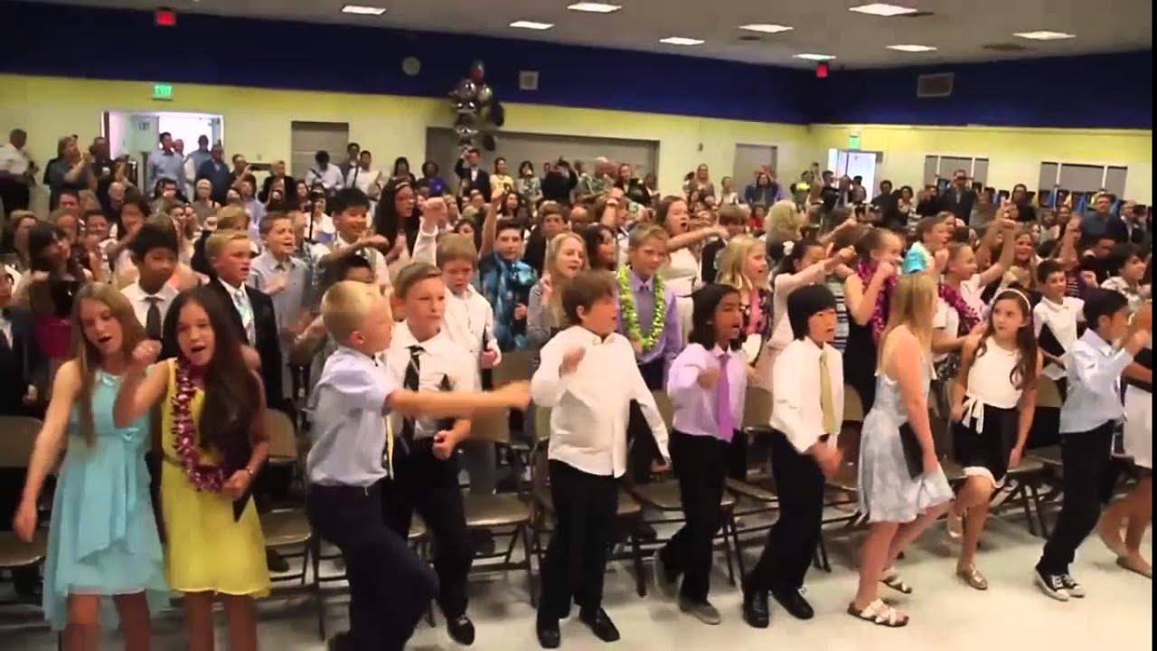 Rancho Vista March - 5th Grade Promotion Ceremony - YouTube