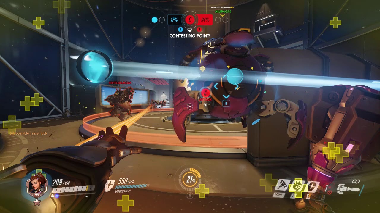 Overwatch Brigitte game play - YouTube