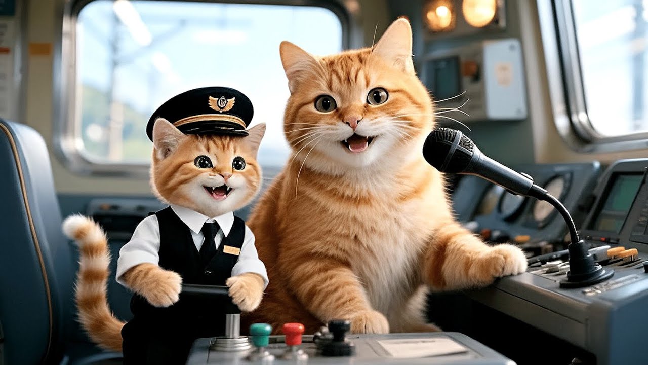 Ginger the Kitten Becomes an MRT Train Driver for a Day — with Mama Cat ...