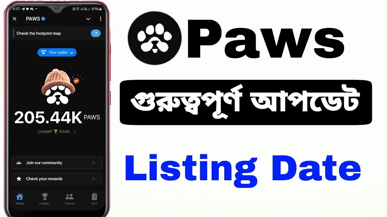 Paws Important Update | Paws Airdrop Criteria | Paws Listing Date ...