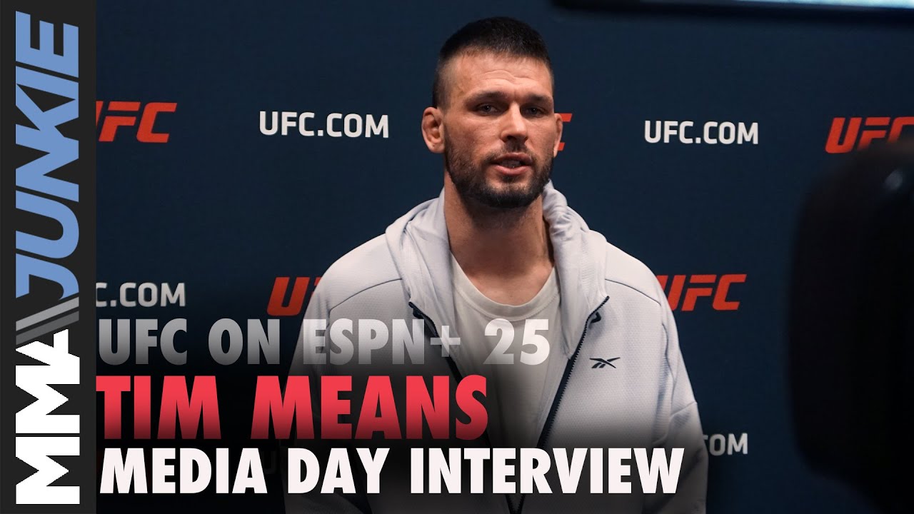 UFC on ESPN+ 25: Tim Means media day interview - YouTube
