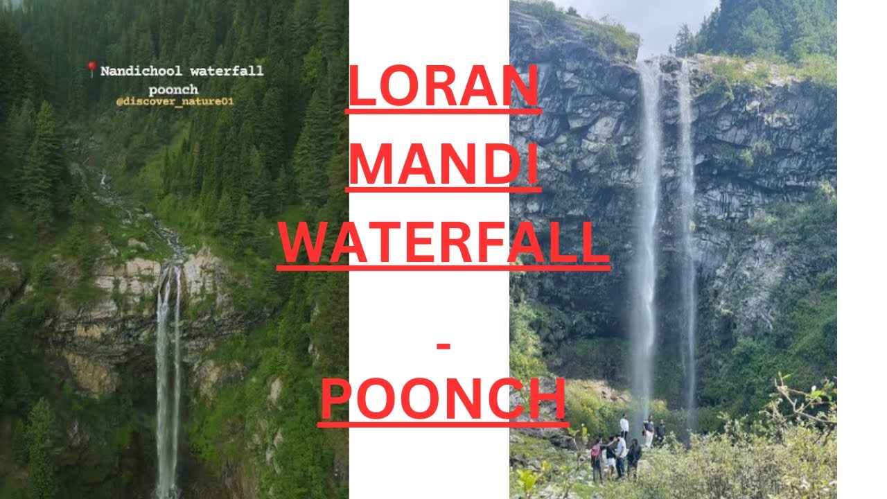 Beautiful waterfal nandishool loran poonch //@poonch \\loran mandi ...