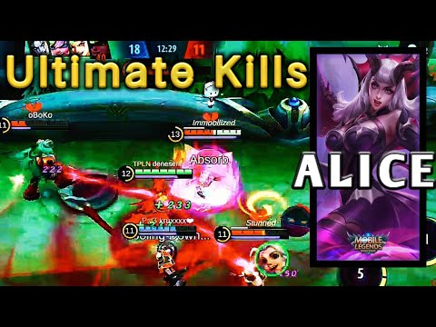 My ULTIMATE ALICE MLBB gameplay - YouTube