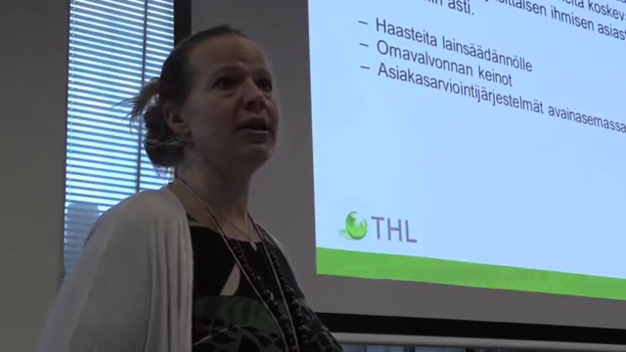 Arvioinnin lainsäädäntöpohjaa Sanna Ahola, THL - YouTube