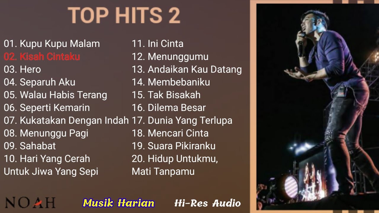 Noah Top Hits 2 | Full Album | Kumpulan Lagu Lagu Terbaik Noah | Kupu ...