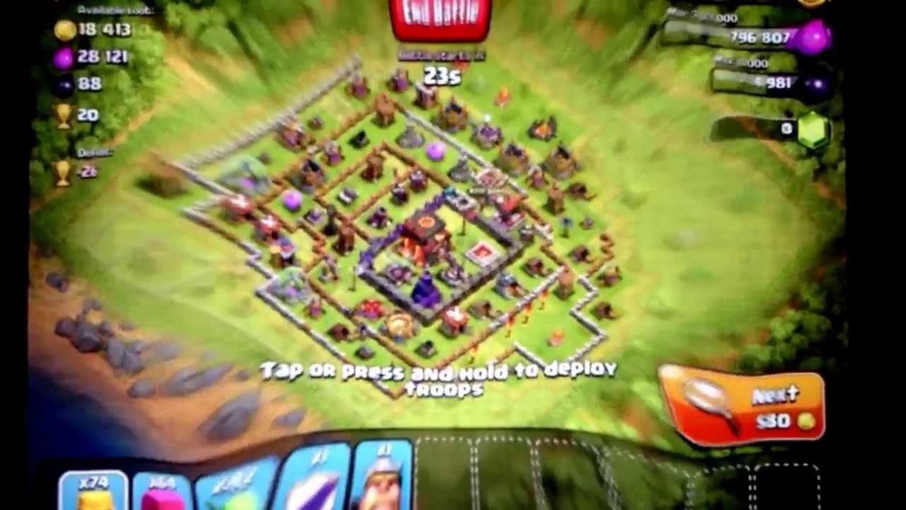 Clash Of Clans Worst Base Designs #2 - YouTube