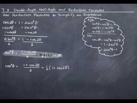 142-Use Reduction Formulas to Simplify an Expression - YouTube