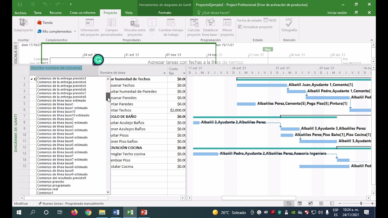 EDT en Project - YouTube