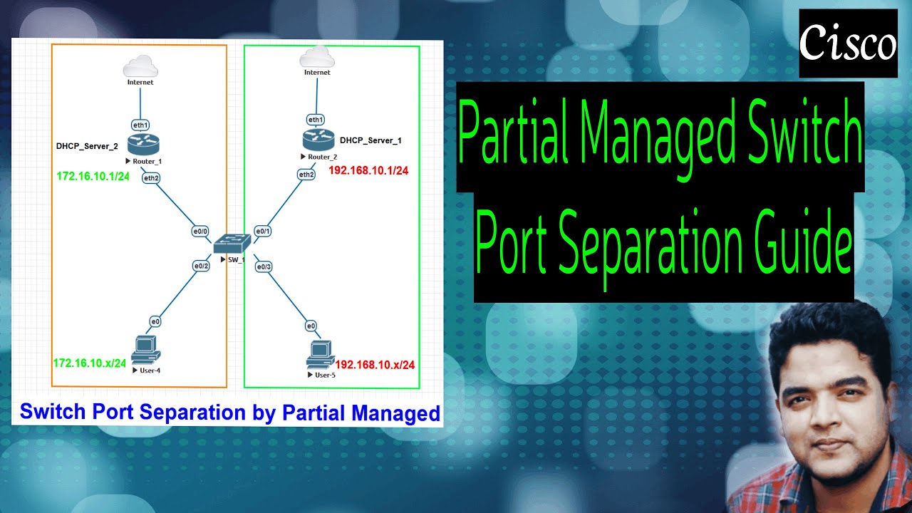 Partial Managed Switch: Port Separation Guide - YouTube