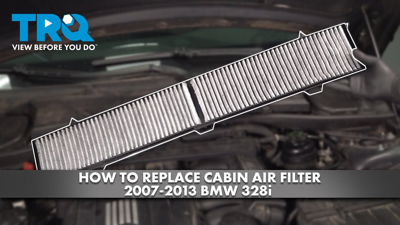 How to Replace Cabin Air Filter 2007-2013 BMW 328i - YouTube