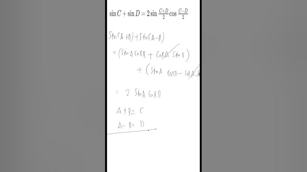 how-to-prove-trigonometry-formula-sinc-sind-shorts-youtubeshorts-iit