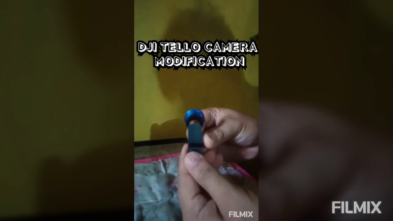Basic DIY Tello camera modification - YouTube