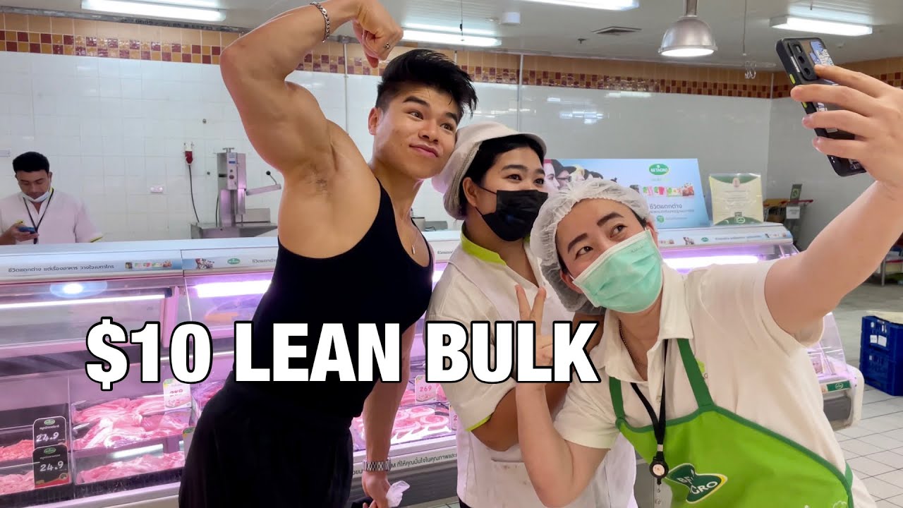 $10 A DAY LEAN BULKING | FULL GROCERY HAUL - YouTube