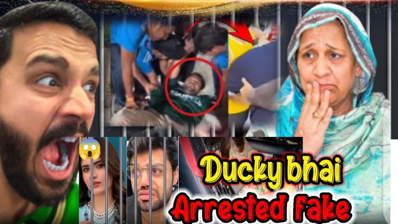 Ducky bhai and Aroob jatoi Arrested || Ducky bhai Arrested full video 😱 ...