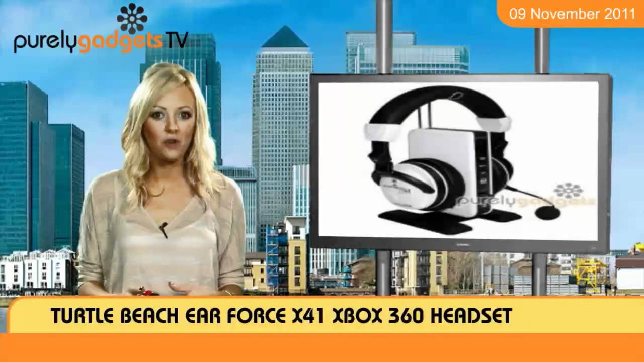 Turtle Beach Ear Force X41 Xbox 360 headset - YouTube