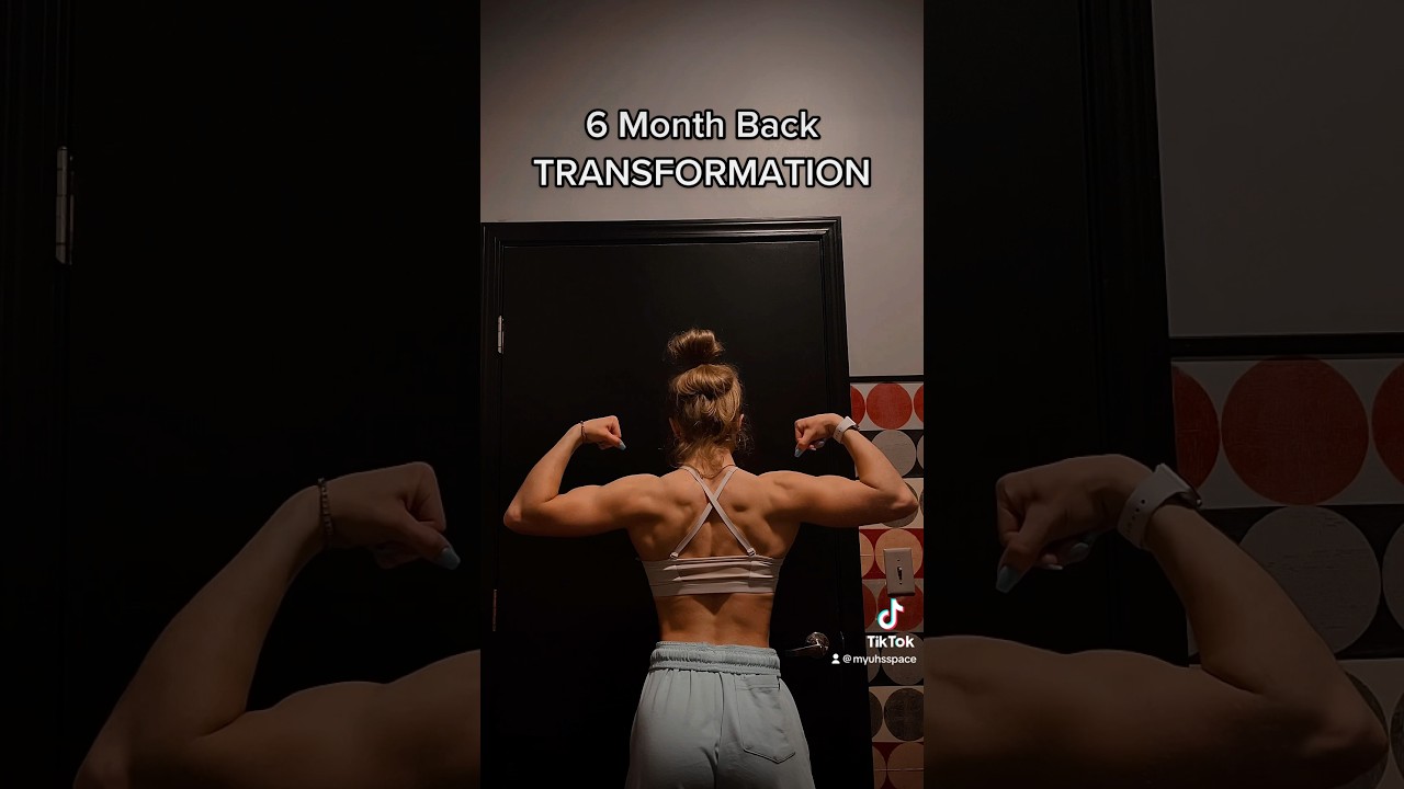 MY 6 MONTH BACK TRANSFORMATION!!! #youtubeshorts #bodybuilding #shorts ...