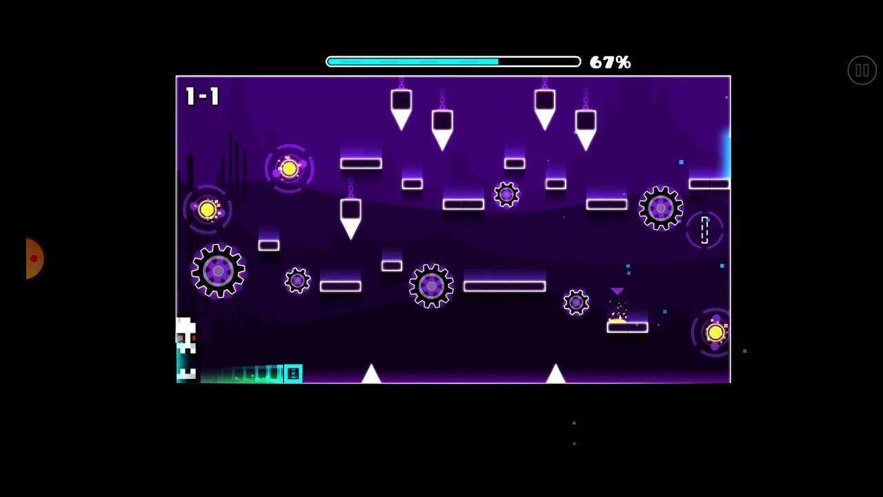 GD Subzero Уровень 1 "Press Start" Все монеты - YouTube