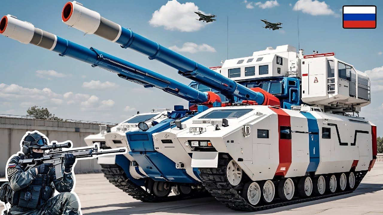 Nothing Can Stop It! Giant Russian Battle Tank Destroys Joint Ukrainian ...