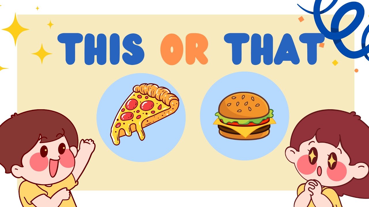 This or That | Kids Game | Activity - YouTube