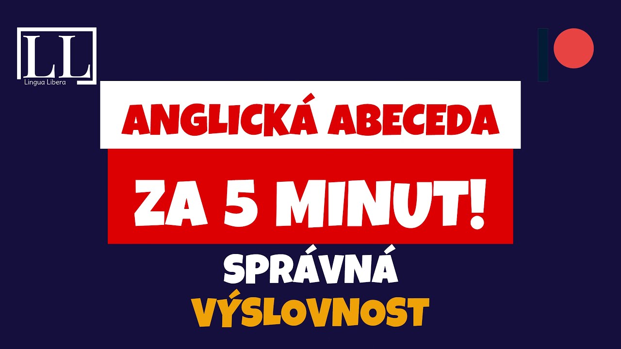 Anglická ABECEDA (English Alphabet) - YouTube