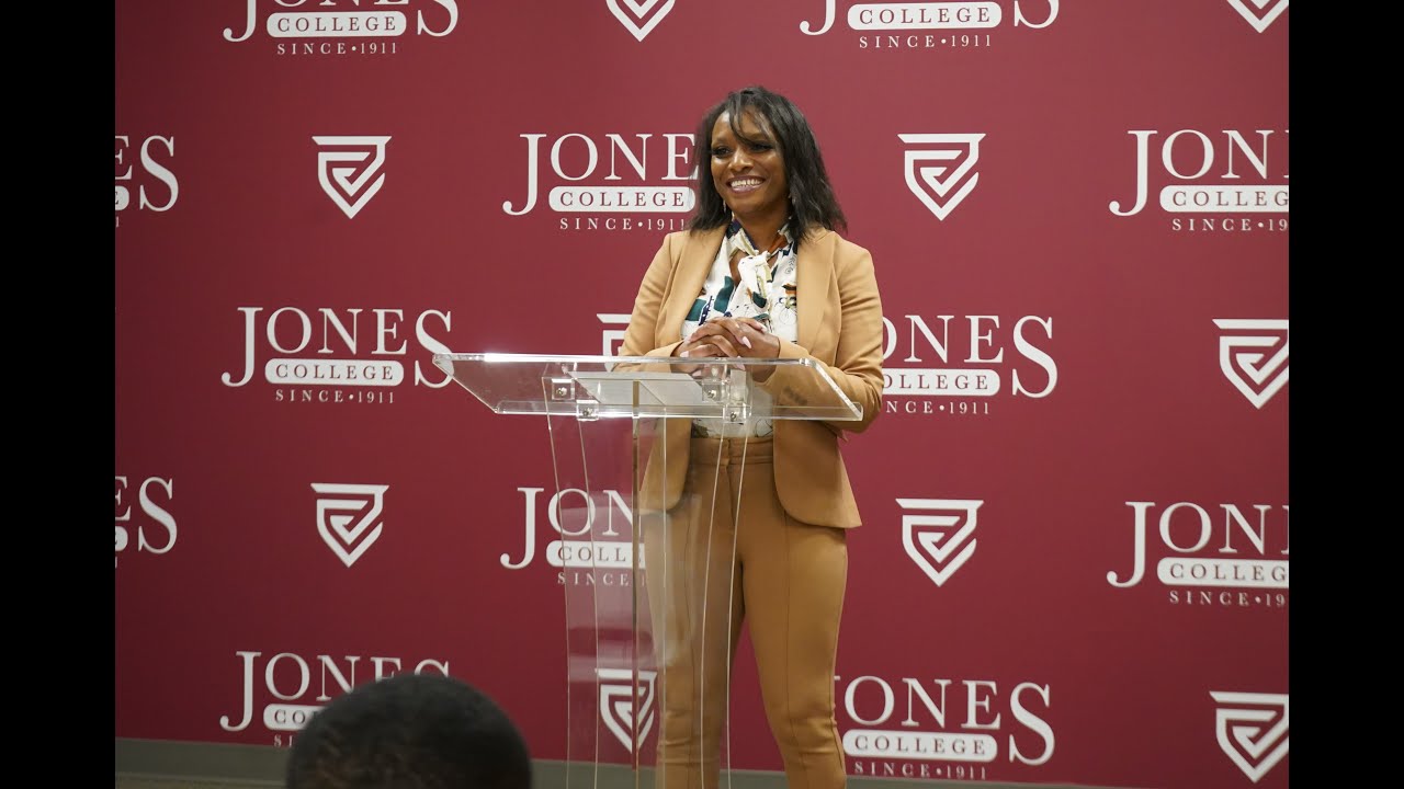 Deneshia Faulkner named Jones women's basketball coach - YouTube