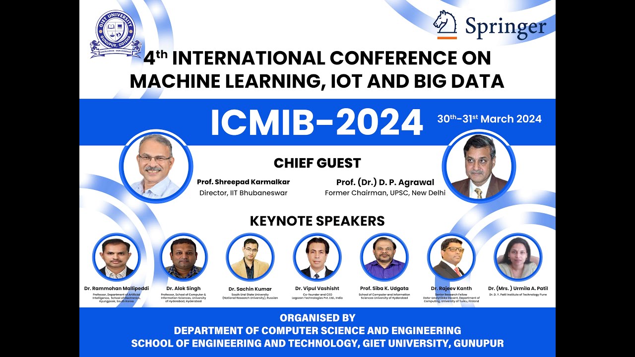 4th International Conference I ICMIB-2024 | Machine Learning, IoT, and ...