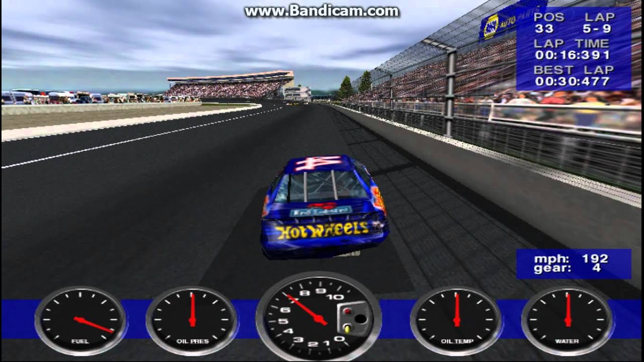 NASCAR Revolution PC Race #22 Gameplay (Kyle Petty) (Atlanta) (9 Laps ...