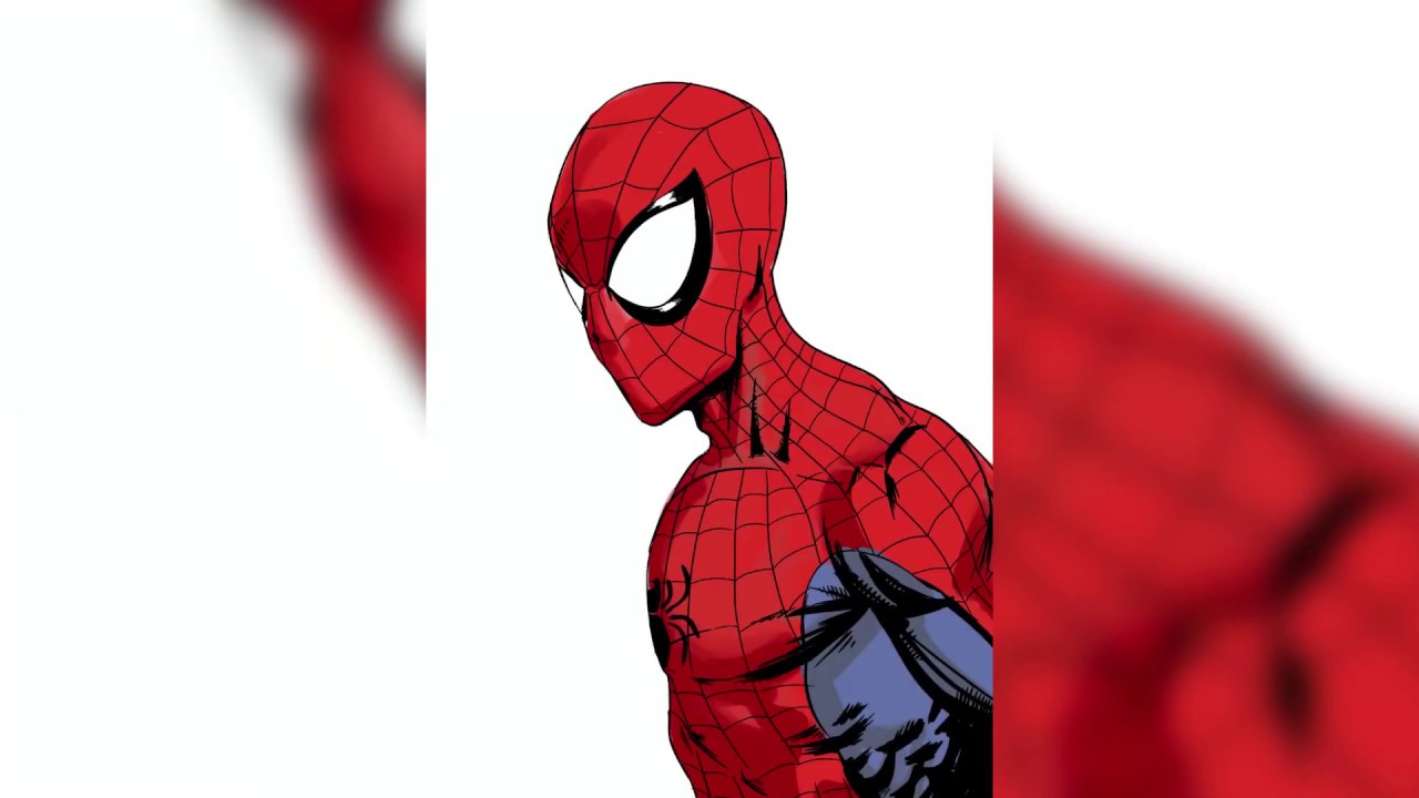 Spiderman | Digital Drawing | Timelapse | Concept Art | ProCreate - YouTube