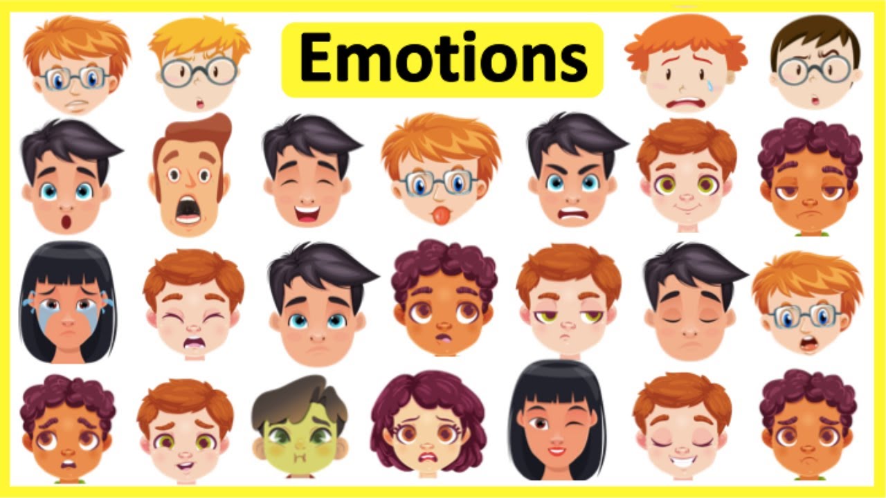 20+ EMOTIONS IN ENGLISH 😁 😟 | Improve vocabulary & pronunciation - YouTube