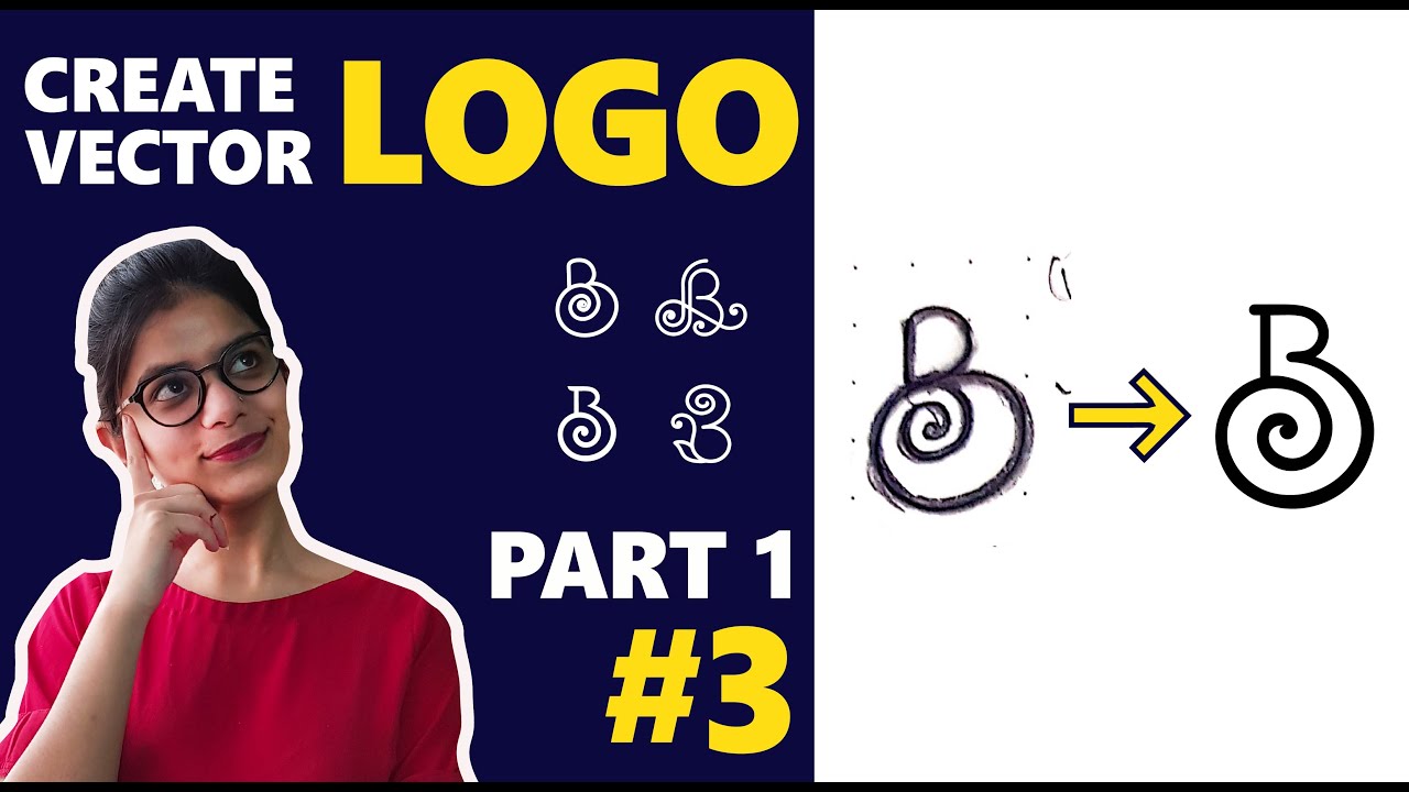 How To Convert Hand Drawn Logo into Vector Ai | Lecture #3 | Part 1 | Urdu / Hindi | Designkhana ...