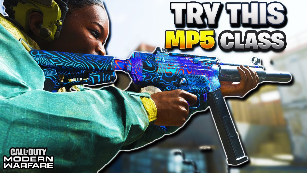 THE NERFED MP5... NO RECOIL MP5 BEST CLASS SETUP (COD MW BEST MP5 CLASS ...