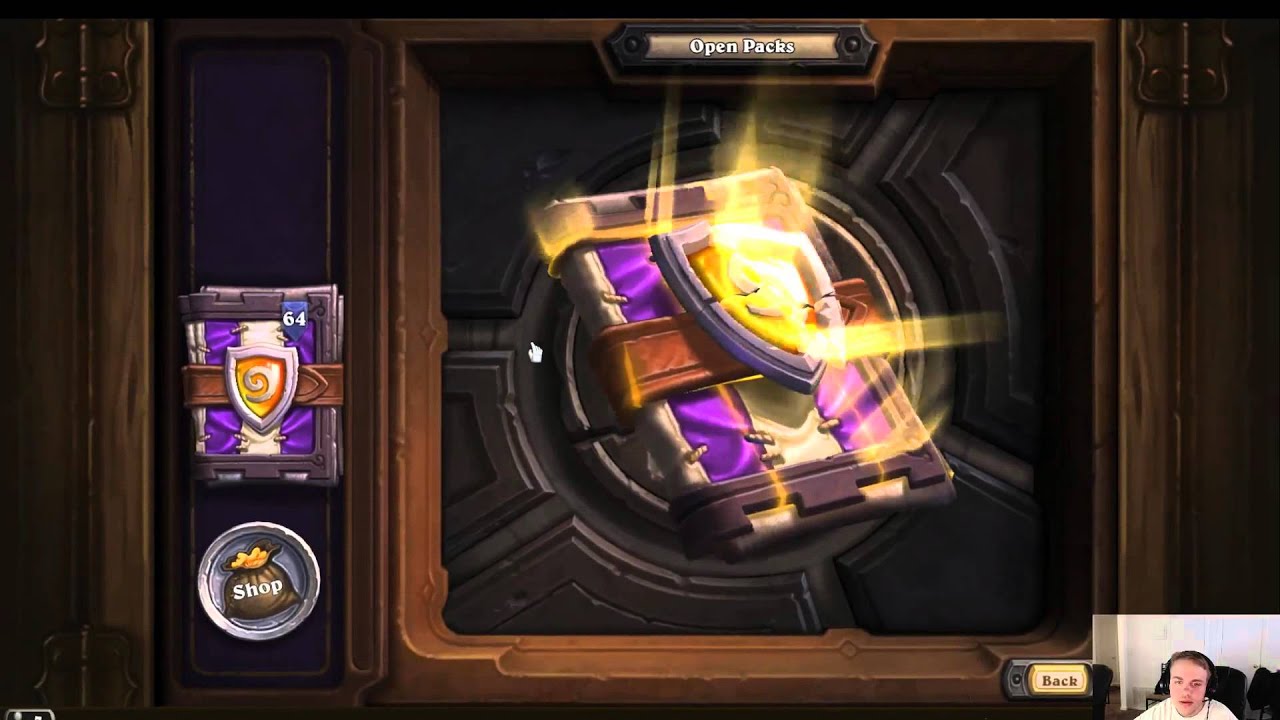 Opening 120 TGC packs on hearthstone - YouTube