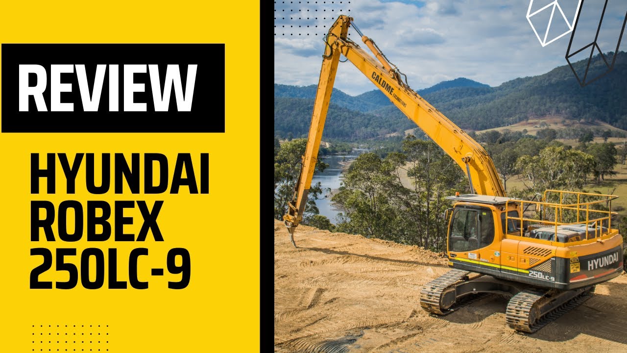 REVIEW: HYUNDAI ROBEX 250LC-9 EXCAVATOR - YouTube