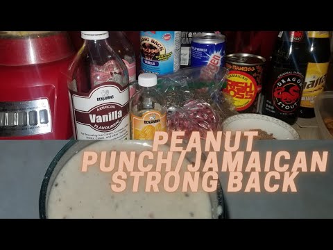 How to Make Peanut Punch||Jamaican Strong Back||Moniques World876 - YouTube