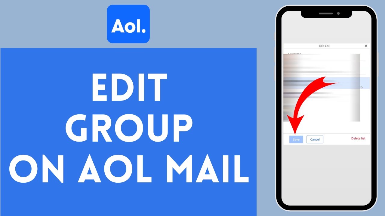 How to Edit Group on AOL Mail (2024) | Change Group on AOL Mail - YouTube