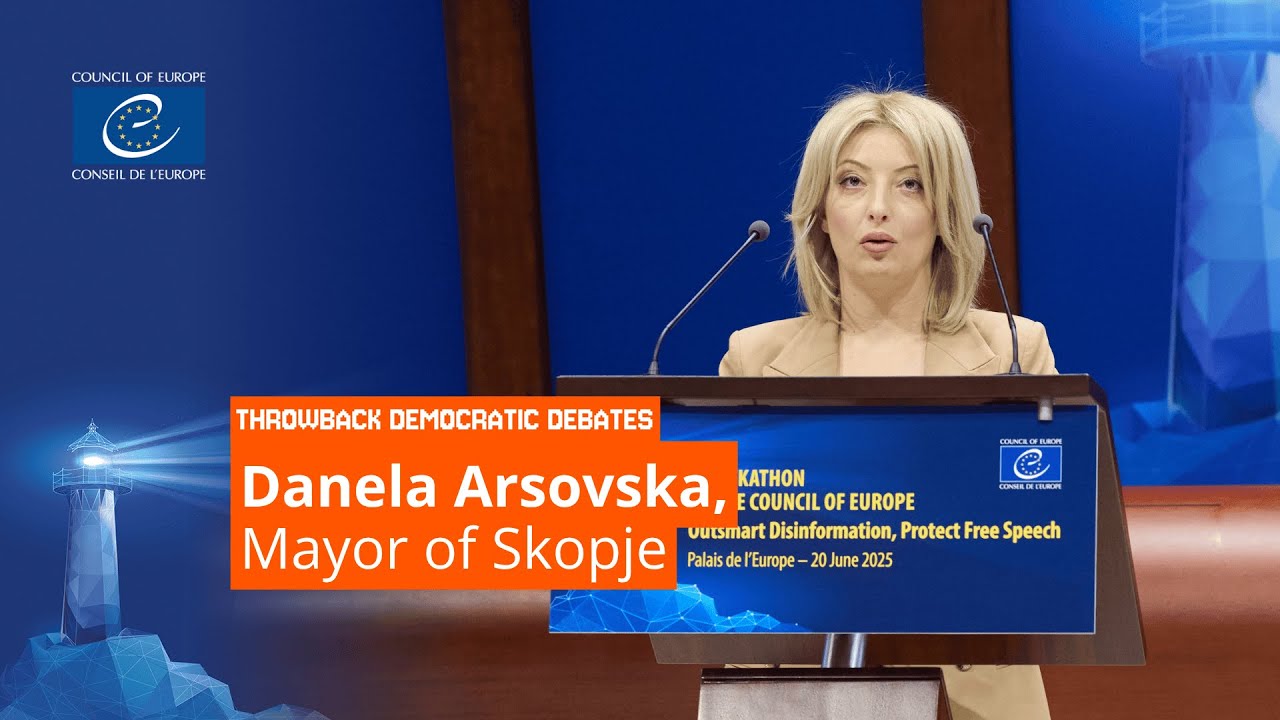 Keynote Speech at the Democratic Debates: Danela Arsovska, Mayor of ...