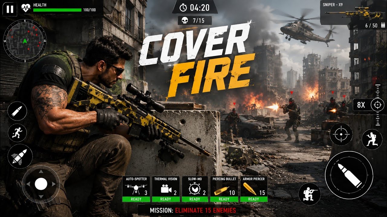Cover Fire : Offline Gun Shooting Game_Android Gameplay 3 - YouTube