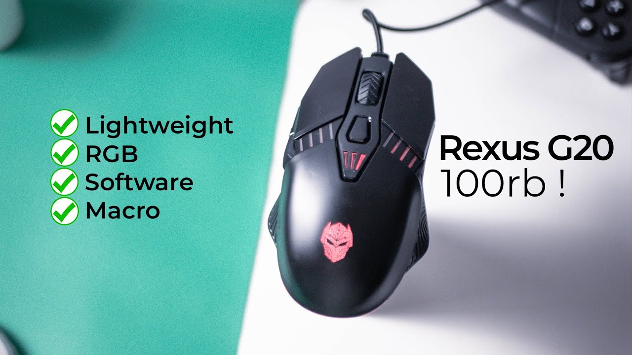 Mouse Gaming 100rb TERLENGKAP | Rexus Xierra G20 ! - YouTube