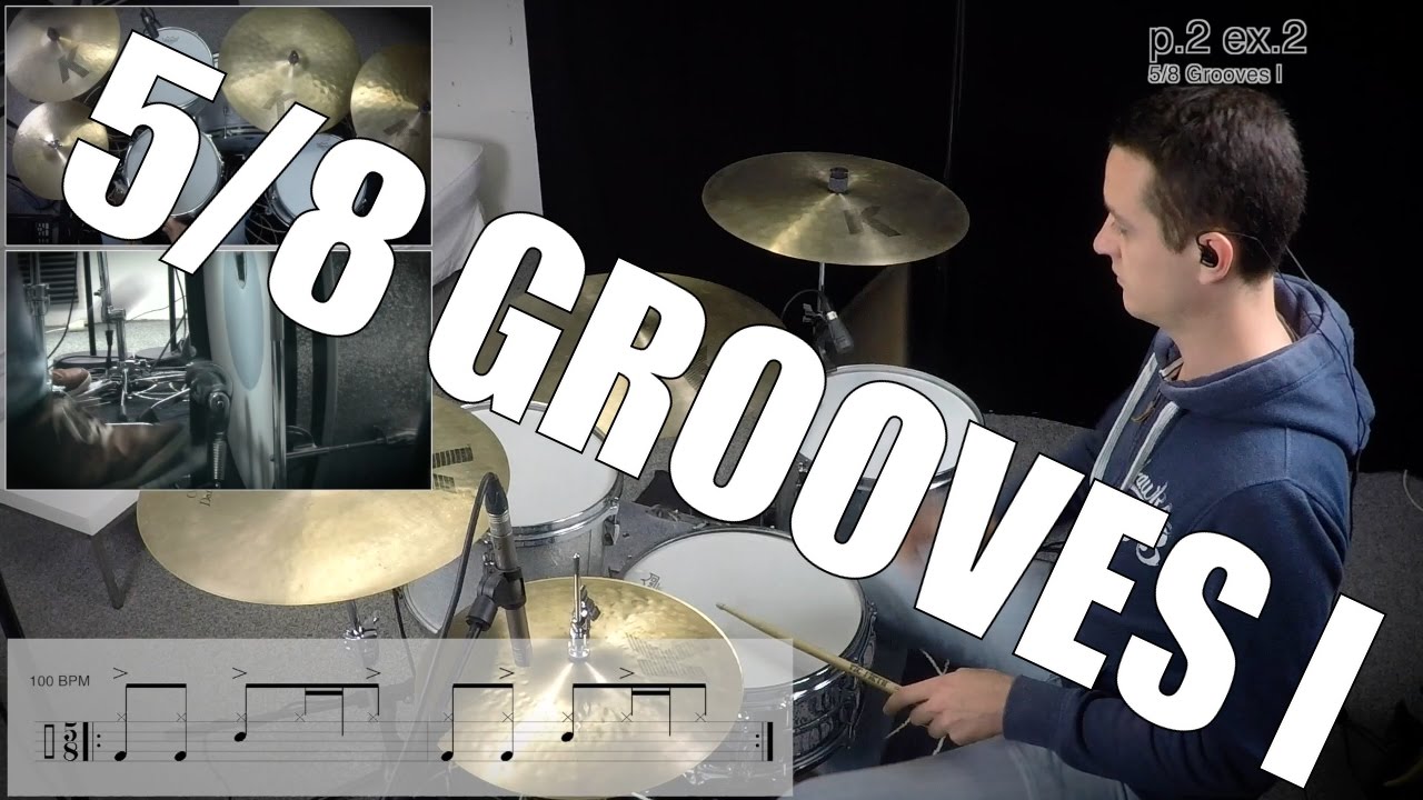 5/8 Grooves - Daily Drum Lesson - YouTube